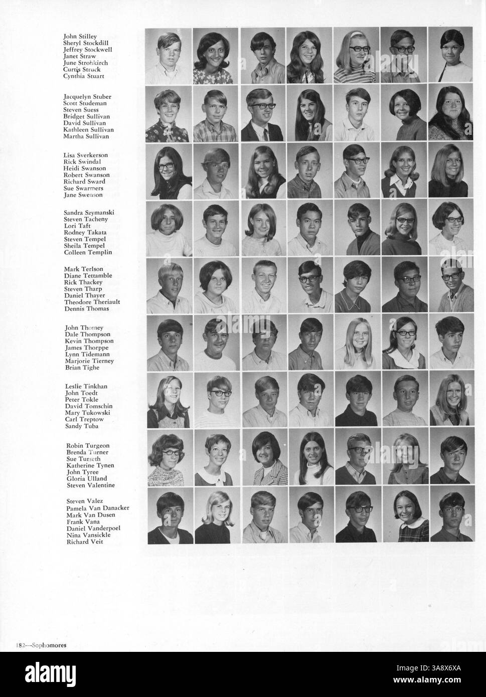 This 1970 Cooper High School yearbook showcases student portraits ...