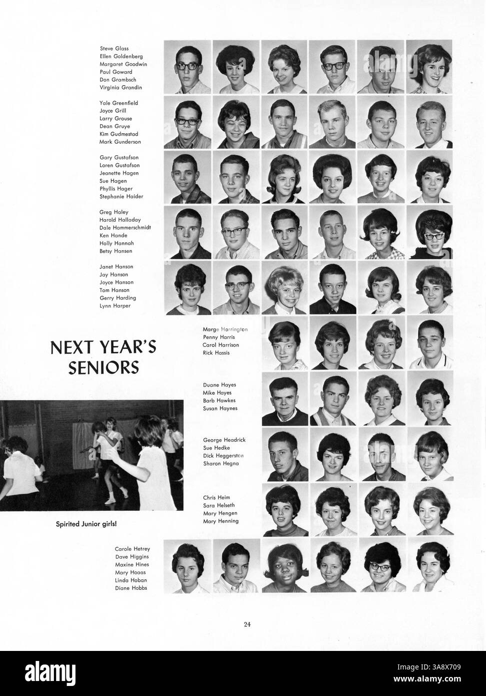 The 1963 Wahian yearbook from Washburn High School features student ...