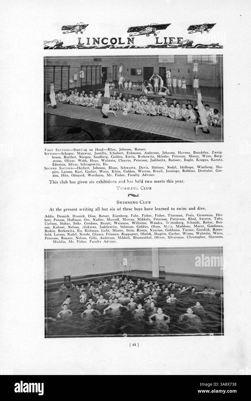 The 'Lincoln Life of Progress' yearbook from Lincoln Jr. High School in ...