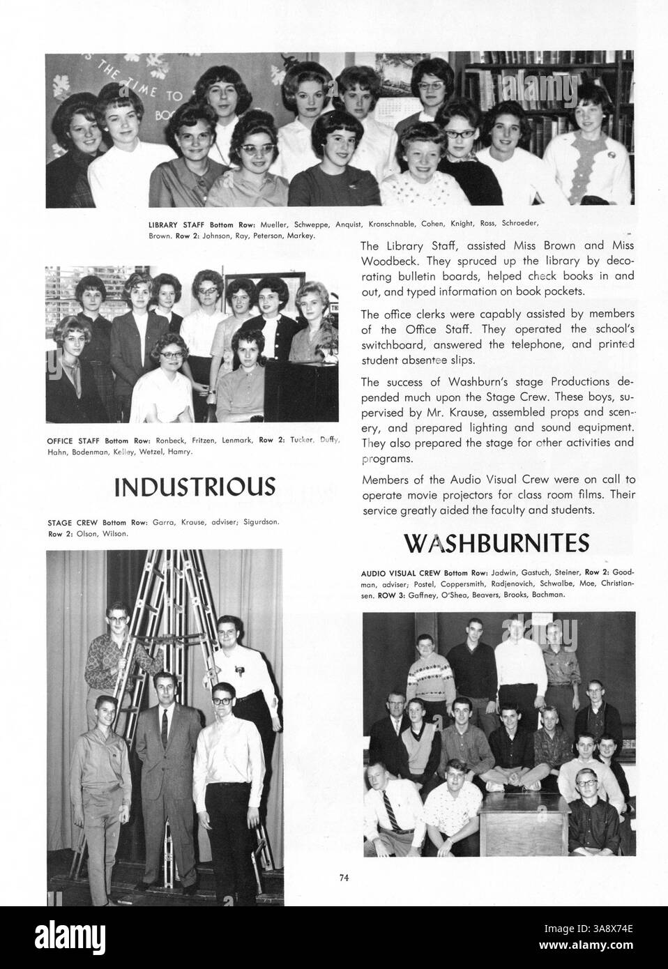 The 1963 'Wahian' yearbook highlights the achievements and activities ...