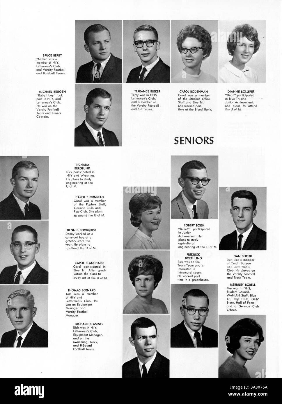 This 1963 edition of the 'Wahian' yearbook from Washburn High School ...