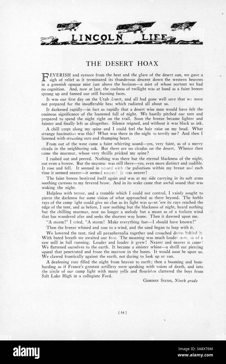 This 1928 yearbook, 'Lincoln Life of Progress,' from Lincoln Jr. High ...