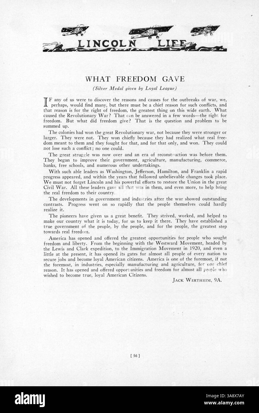 The 1928 'Lincoln Life of Progress' yearbook provides an overview of ...