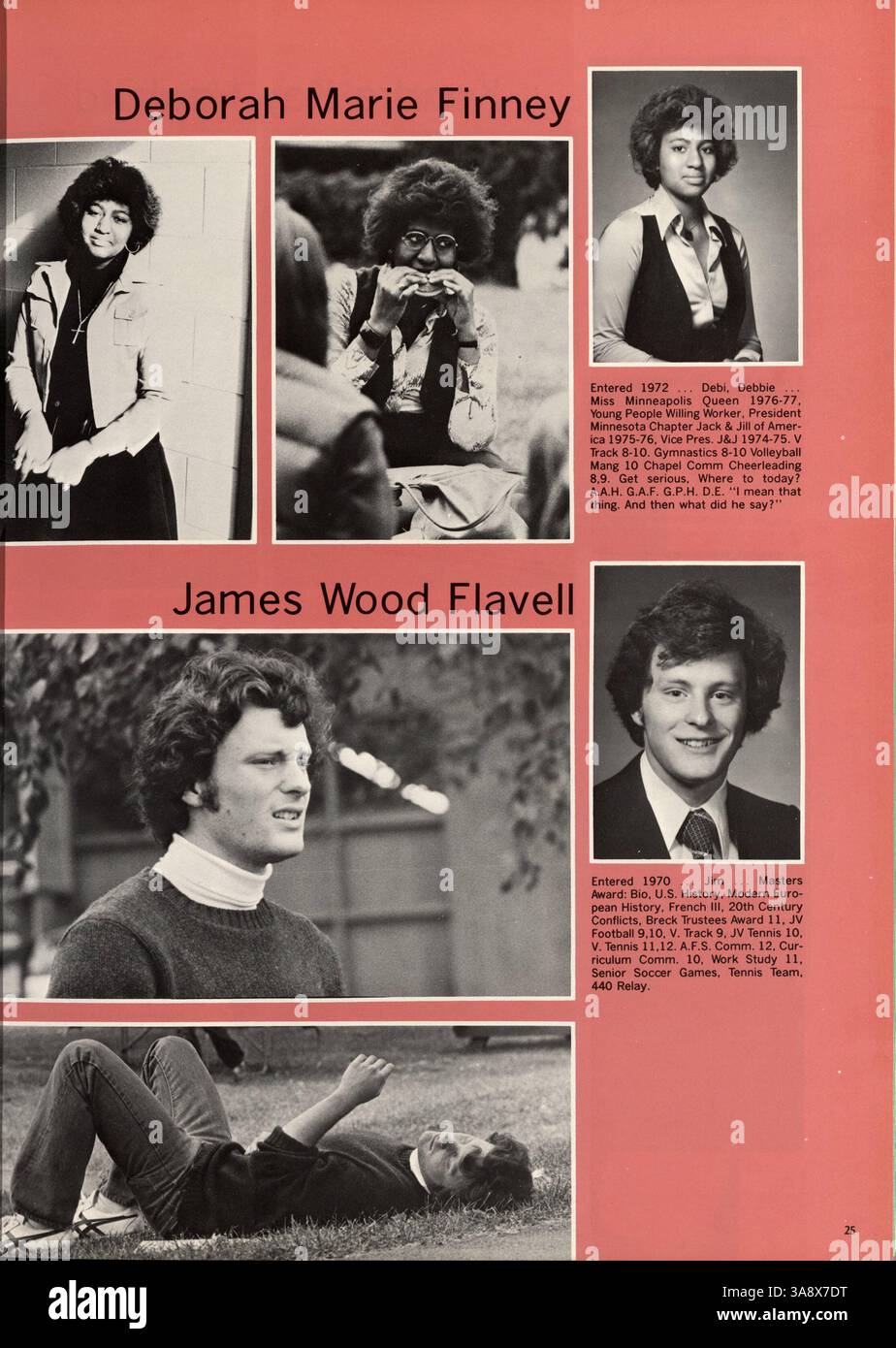 The 1977 'Mustang' yearbook from Breck School captures the major events ...