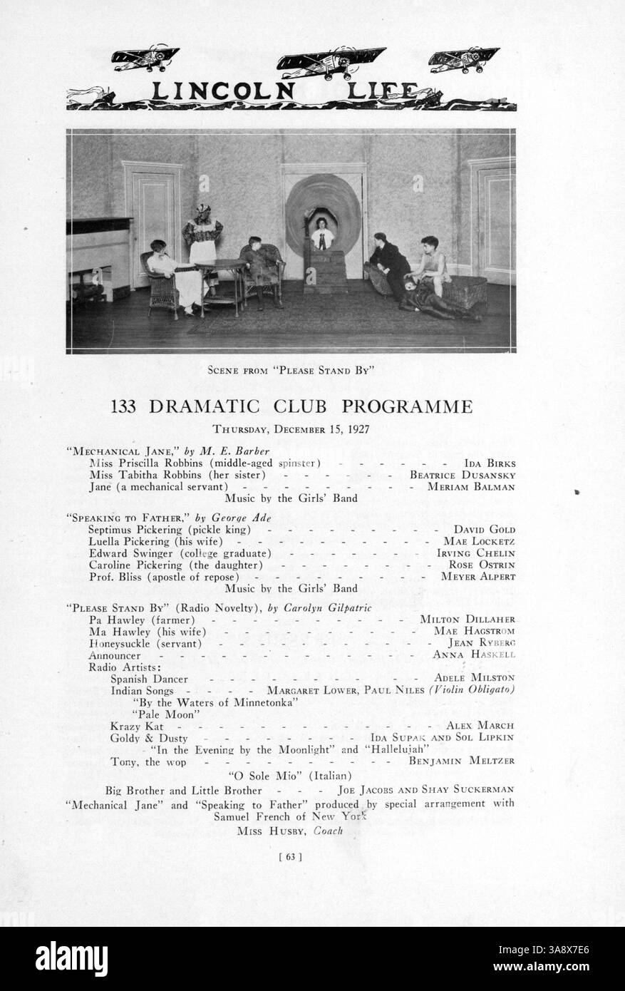 The 1928 'Lincoln Life of Progress' yearbook from Lincoln Jr. High ...