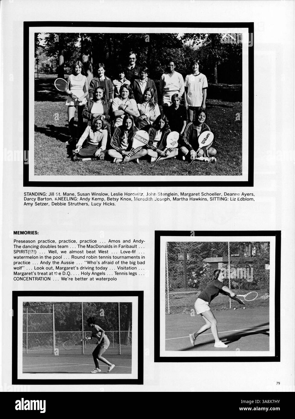 The 1977 'Mustang' yearbook from Breck School captures the highlights ...