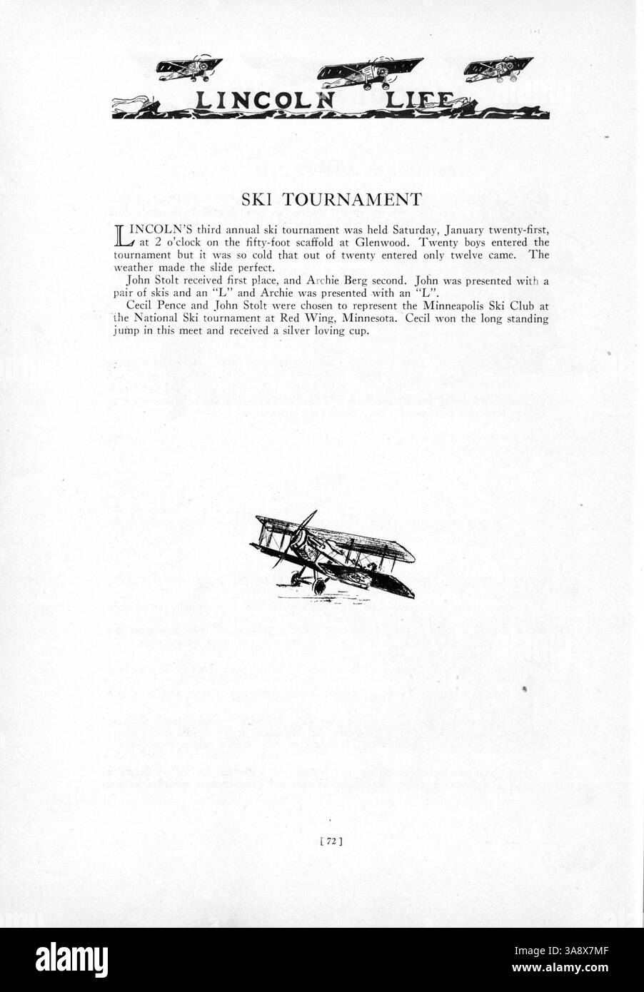 The 1928 'Lincoln Life of Progress' yearbook offers a comprehensive ...