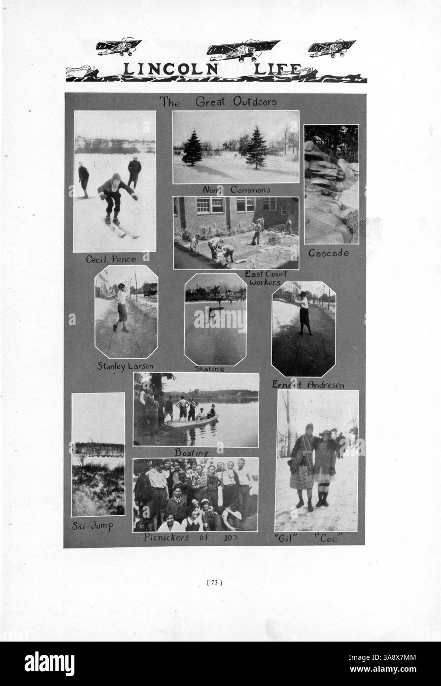 This 1928 yearbook from Lincoln Jr. High, 'Lincoln Life of Progress ...