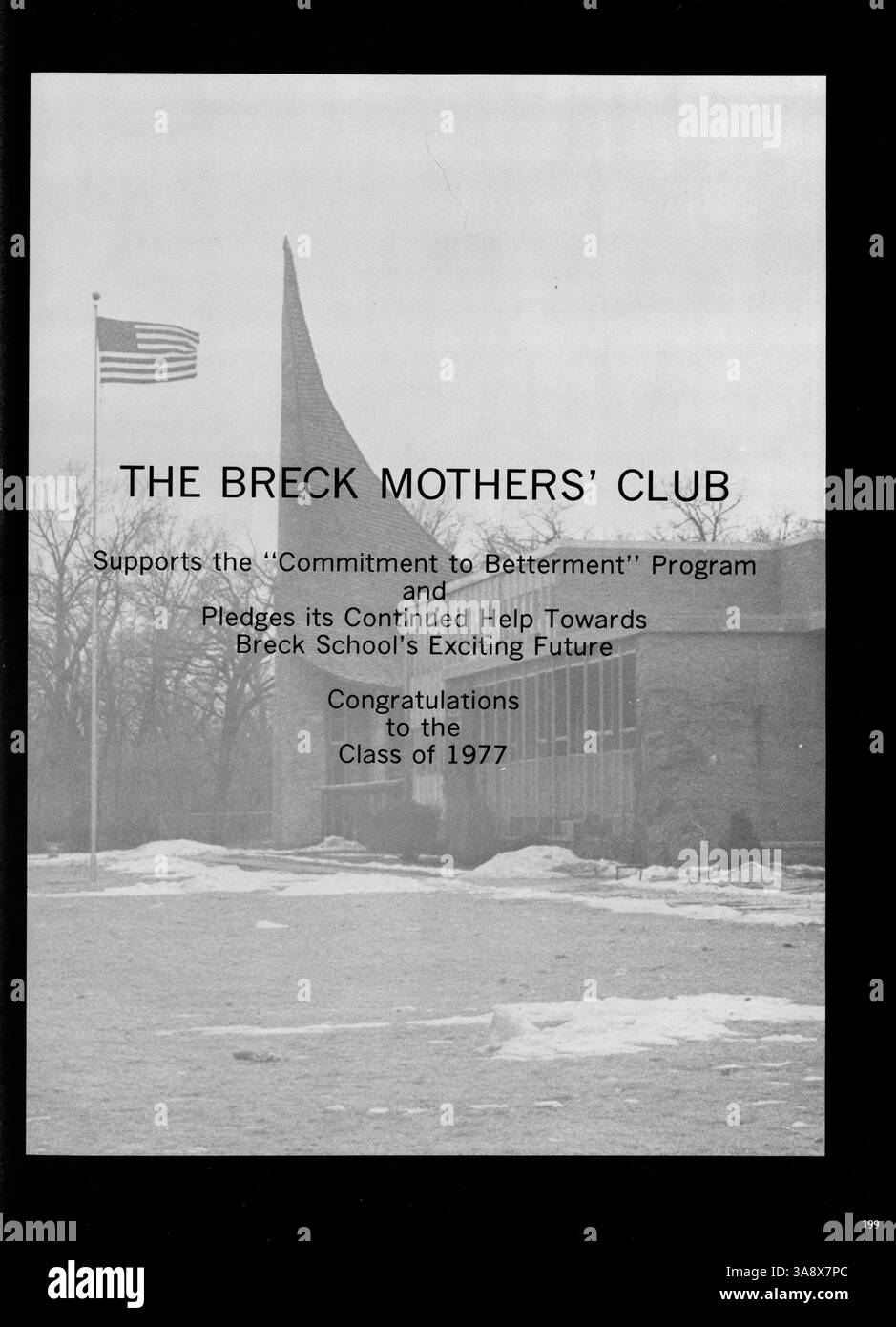 The 1977 mustang yearbook from breck high school captures studen Black ...