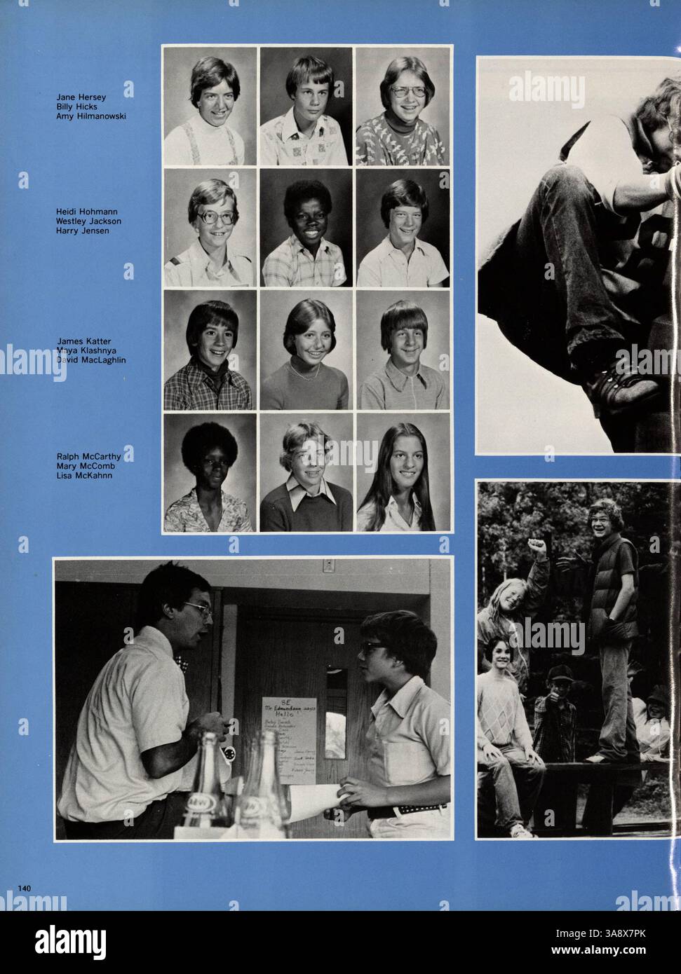 The 1977 Mustang yearbook from Breck High School captures key moments ...