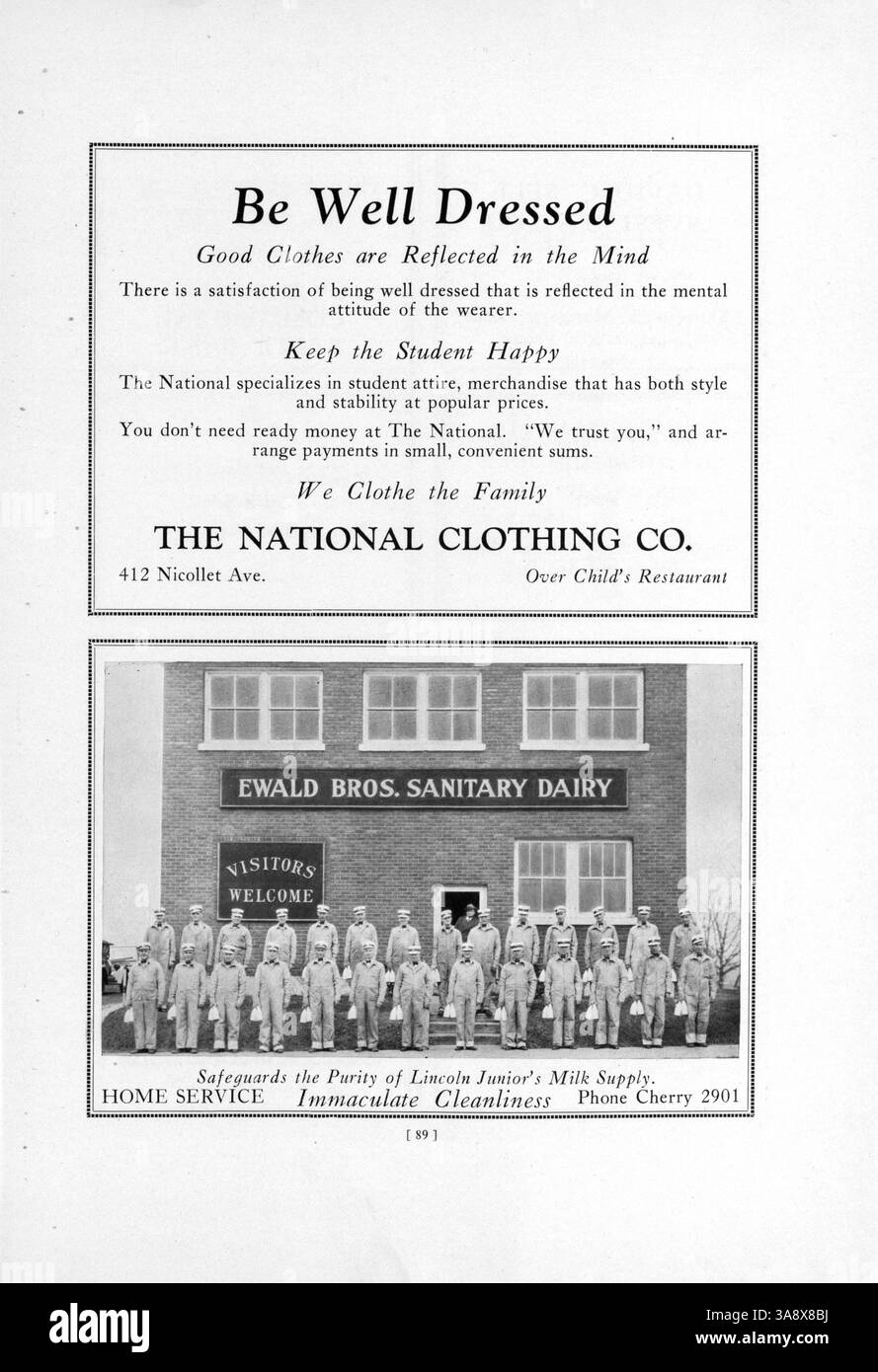 The 'Lincoln Life of Progress' yearbook from 1928 provides a detailed ...