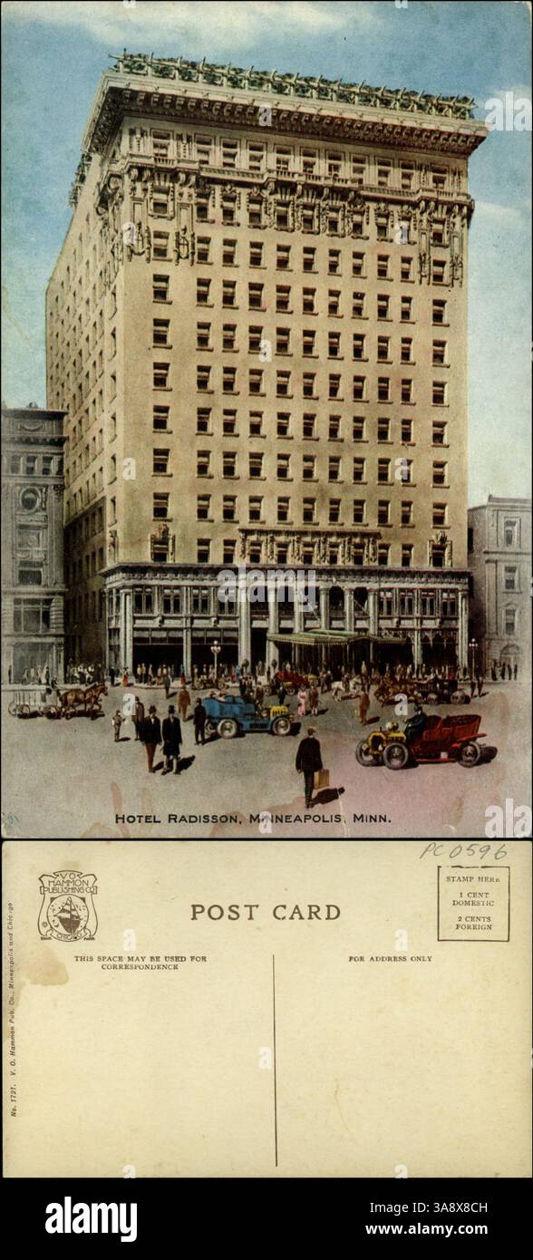 The exterior of the Hotel Radisson in Minneapolis, Minnesota ...