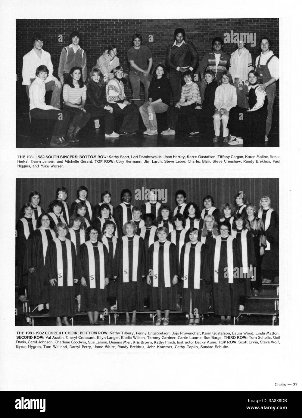 The 'Tiger Eighty-Two' yearbook of 1982 documents the events ...