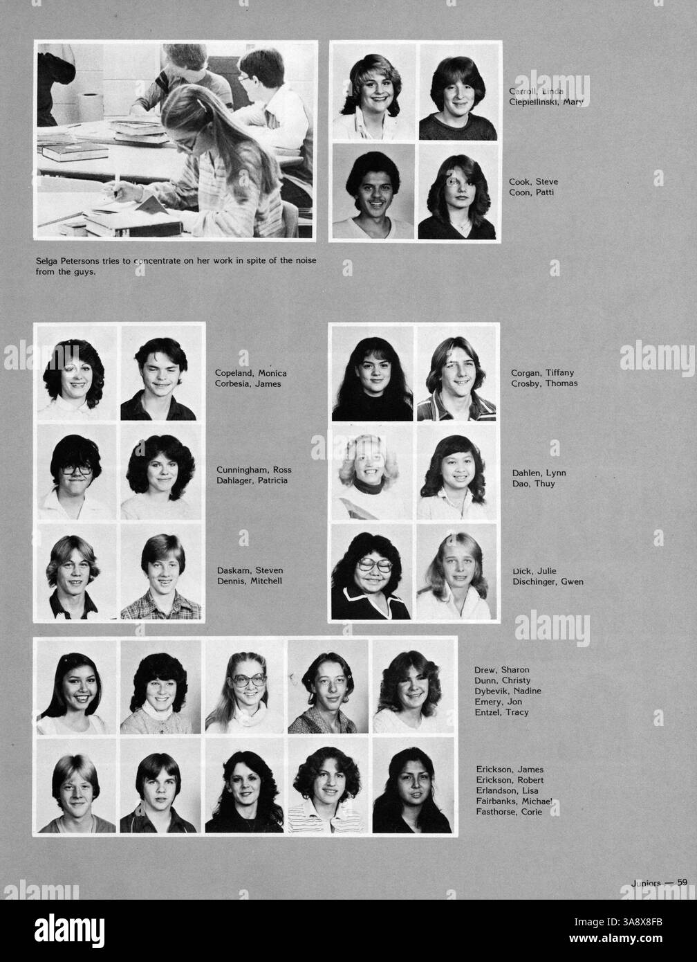 The 1982 edition of the 'Tiger Eighty-Two' yearbook documents student ...