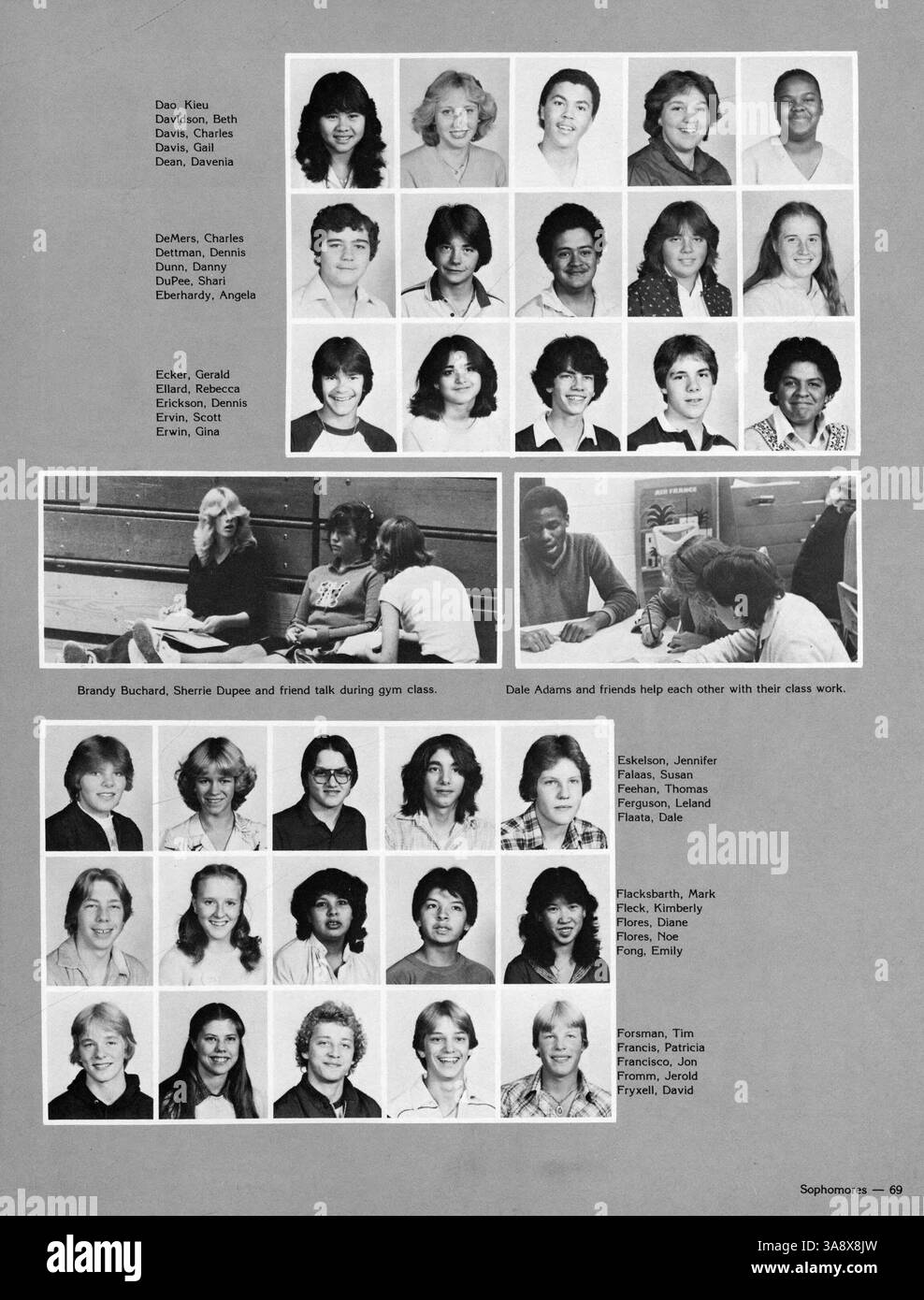 The 1982 'Tiger Eighty-Two' yearbook showcases the student body ...