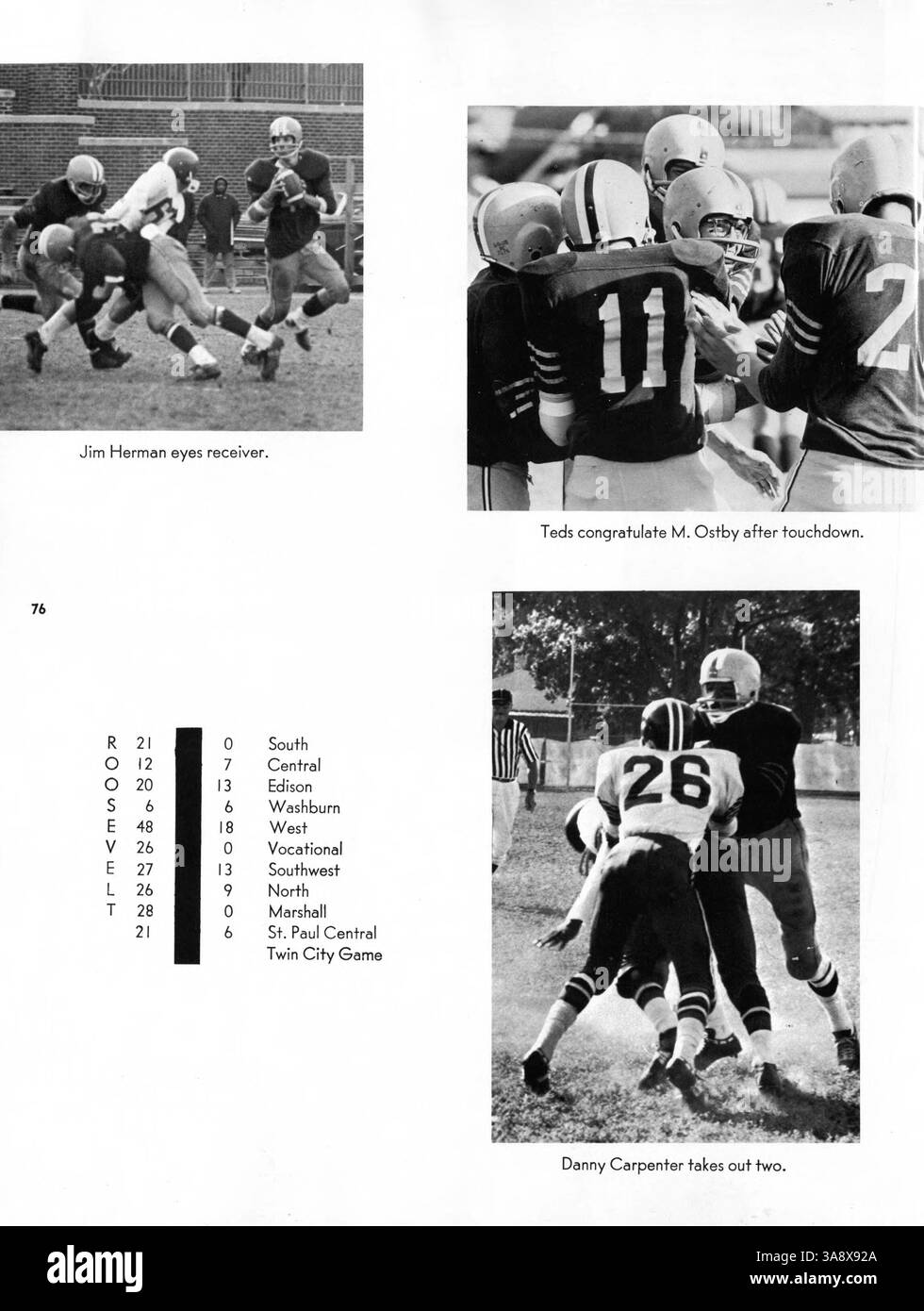 The 1969 Sagamore yearbook from Roosevelt High School captures key ...