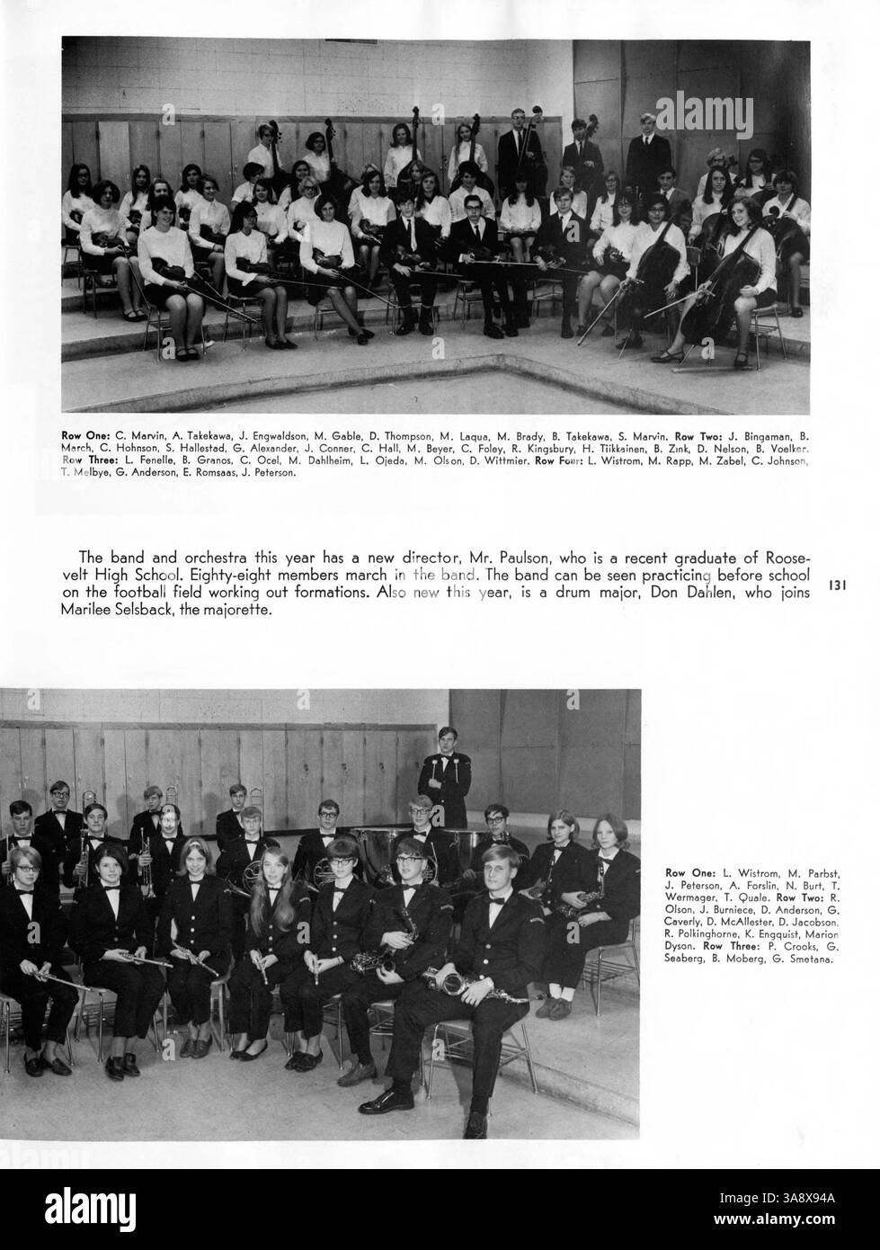 This 1969 edition of the Sagamore yearbook from Roosevelt High School ...