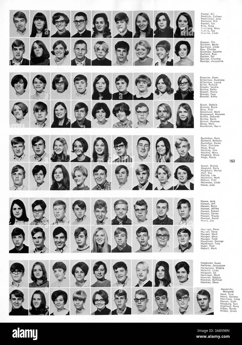 This 1969 sagamore yearbook showcases student achievements hi-res stock ...