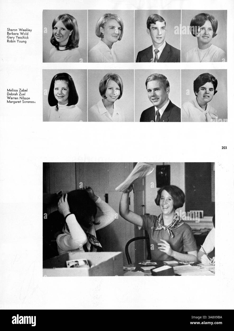 Commemorates the 1968 1969 school year by documenting students hi-res ...