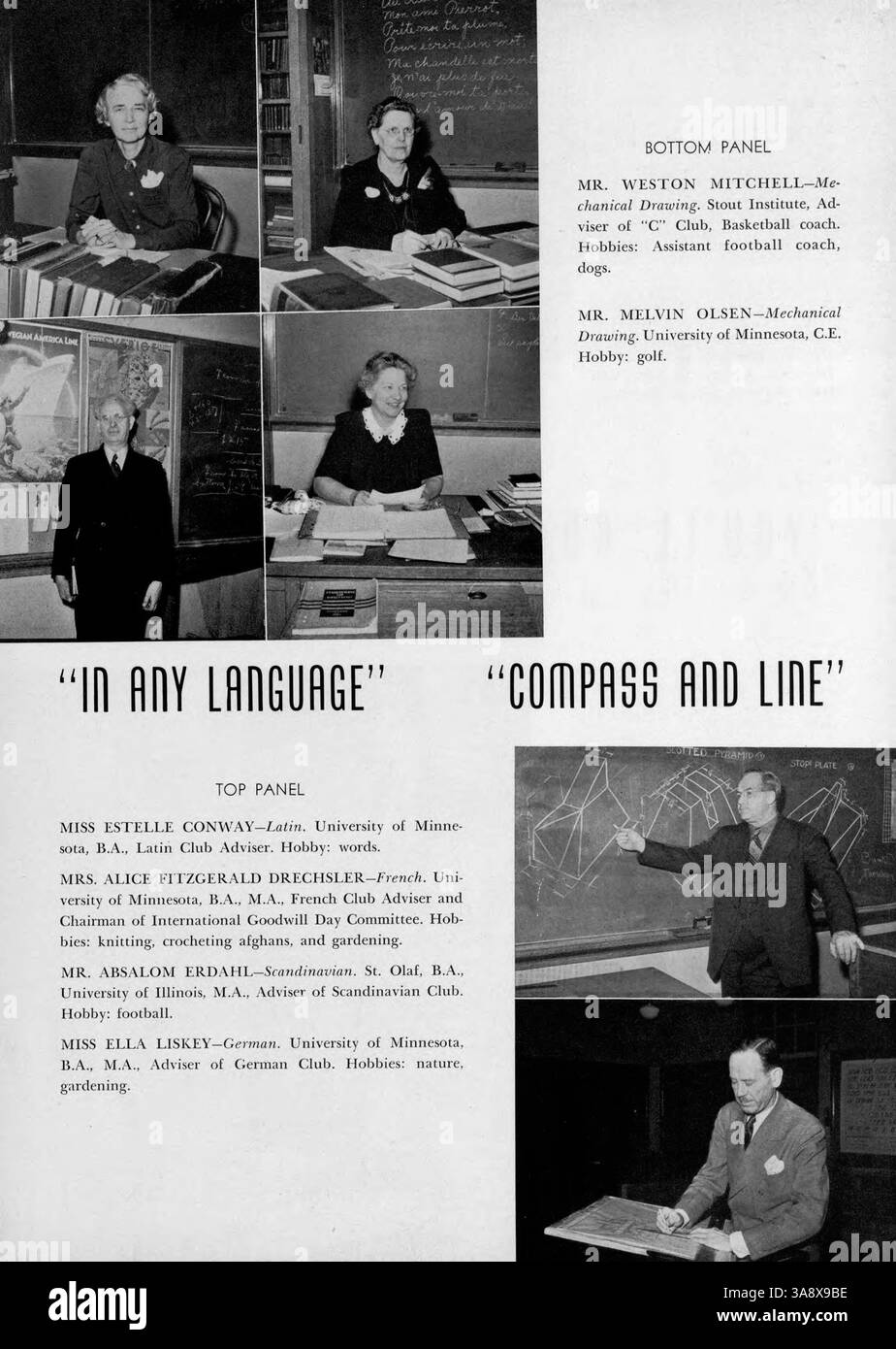 The 1941 'Centralian' yearbook highlights the diverse student body at ...