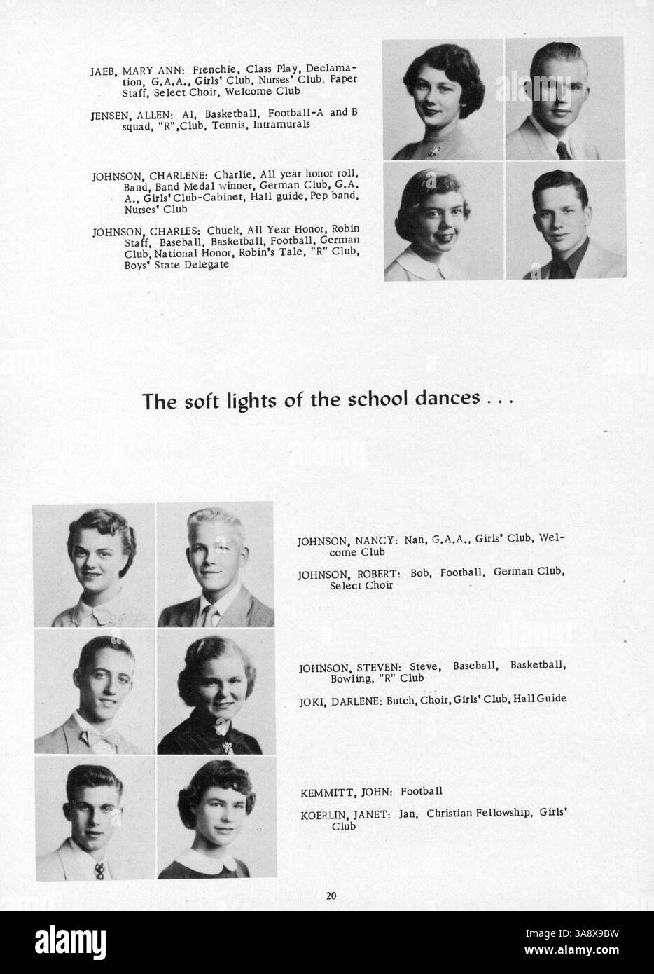 The Robin 1953 yearbook from Robbinsdale High School highlights the ...