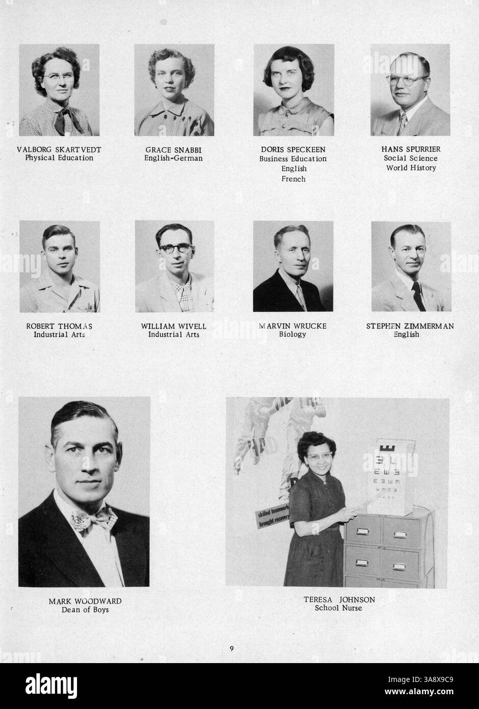 The 1953 Robbinsdale High School yearbook, The Robin, covers student ...