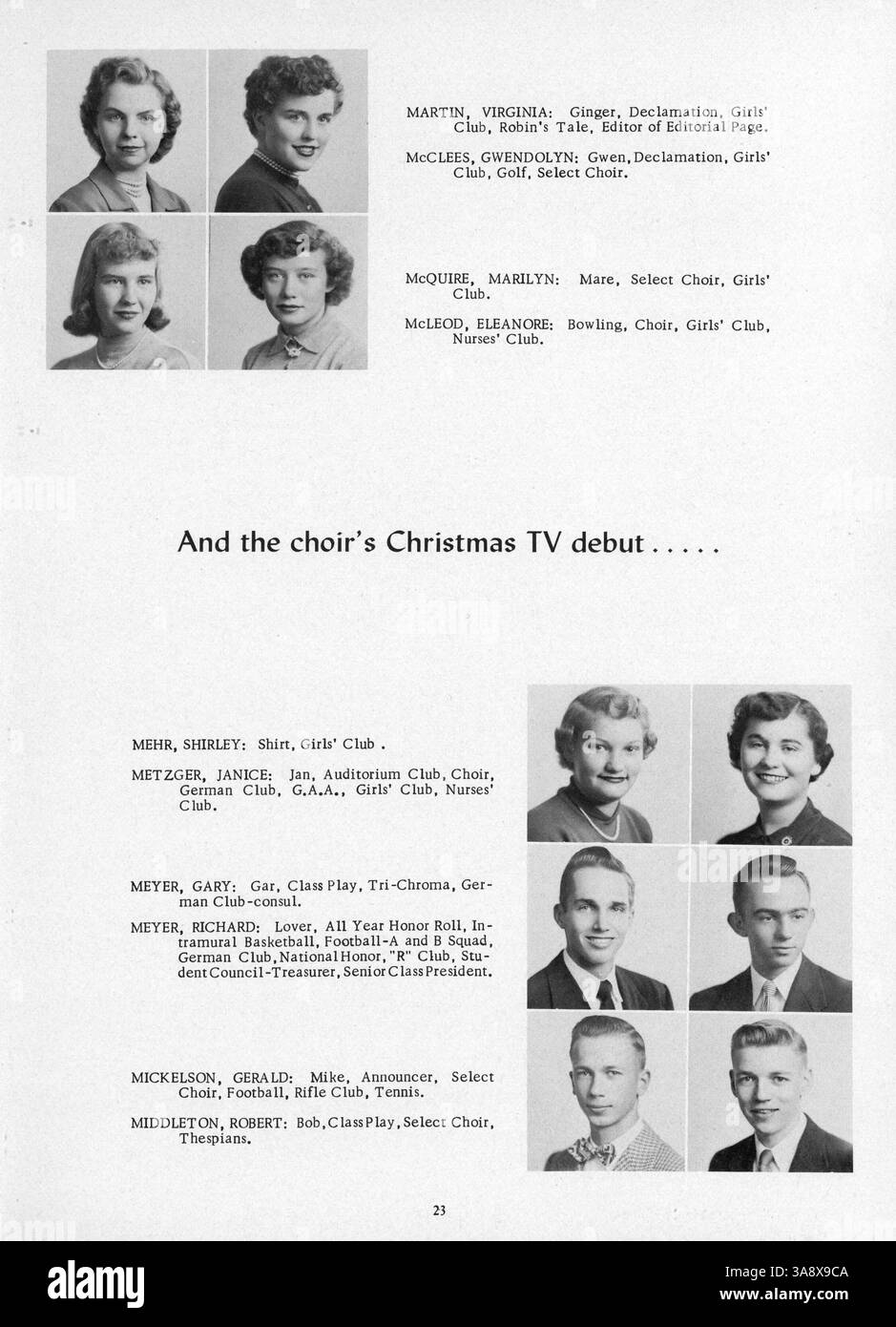 The Robin 1953 yearbook from Robbinsdale High School covers student ...
