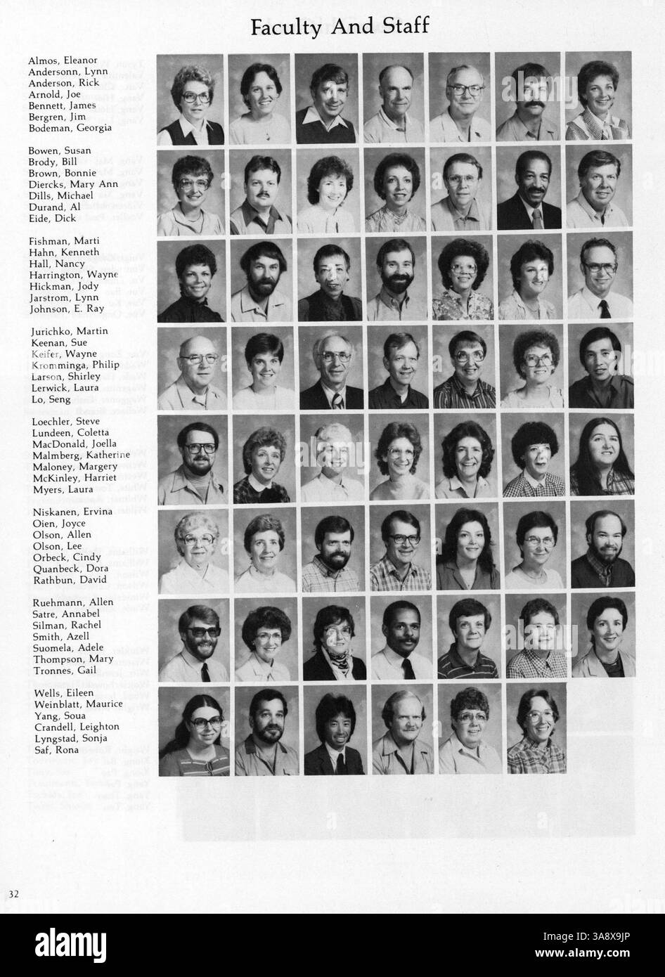This 1984 yearbook from Folwell Jr. High highlights the students ...