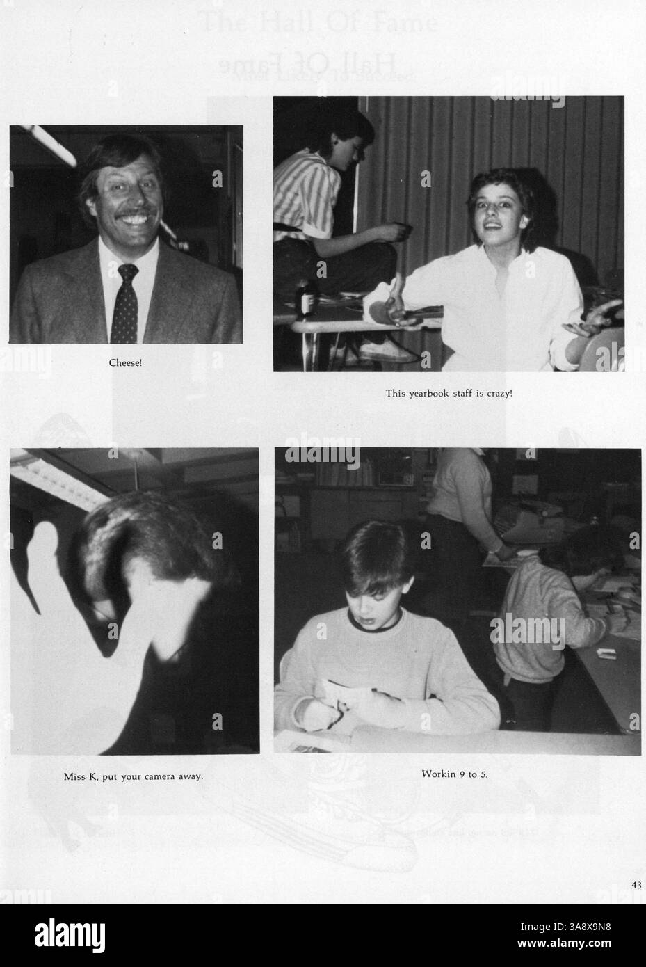 The 1984 Folwell Jr. High Yearbook features student and teacher ...