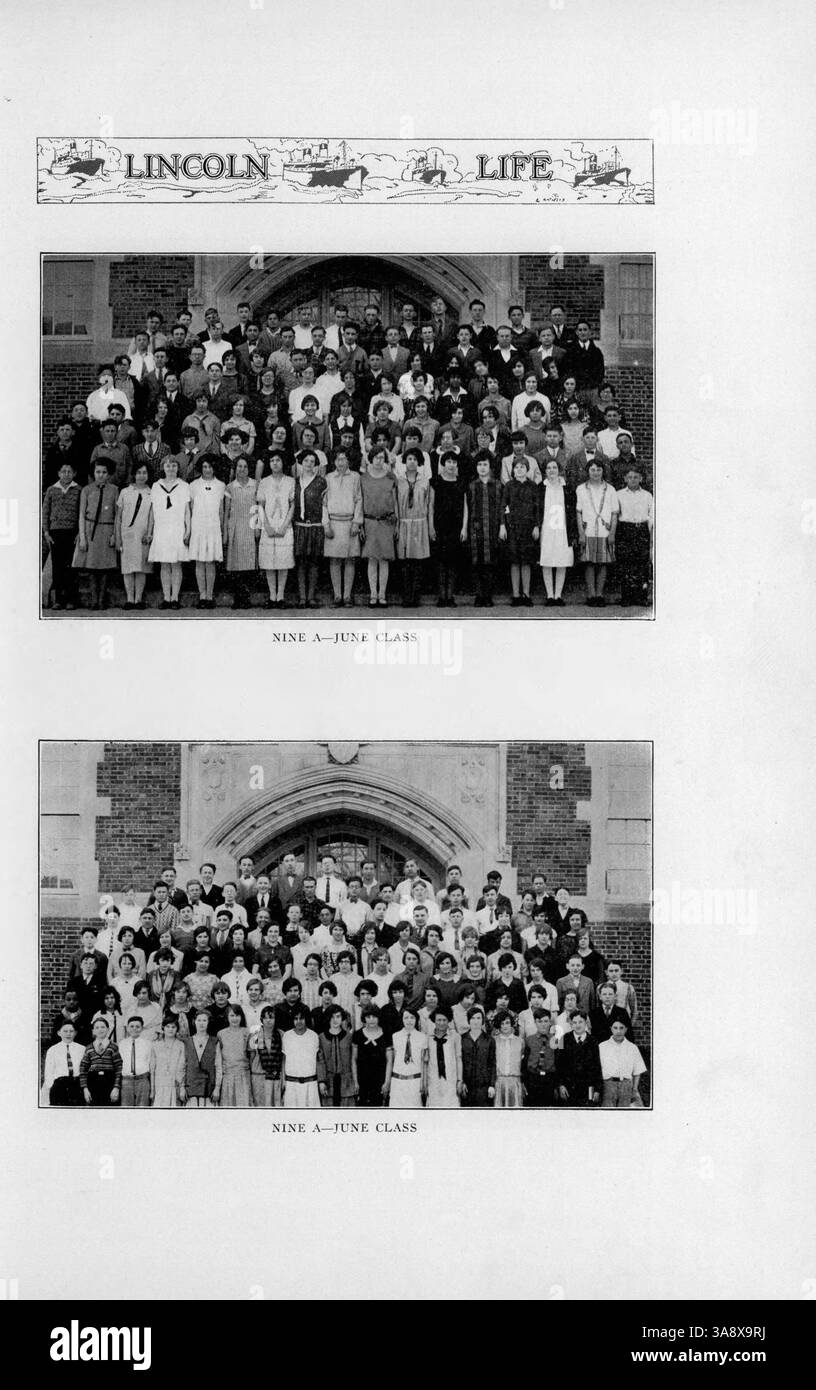 The 1927 yearbook of Lincoln Jr. High preserves the memories and ...