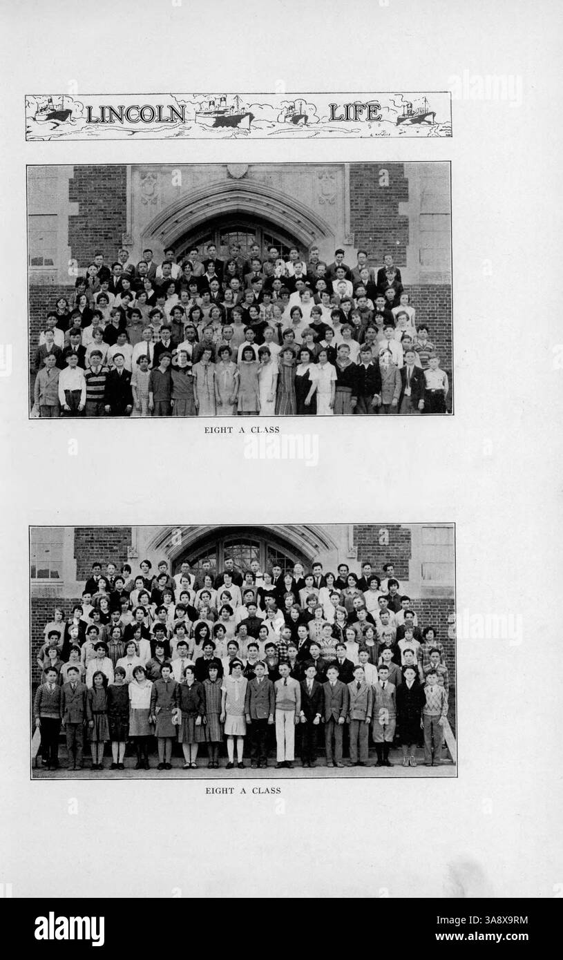 This 1927 yearbook from Lincoln Jr. High provides a historical look at ...