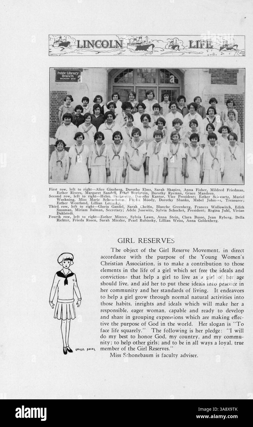 This school annual from 1927 captures the academic and social life of students and teachers ...