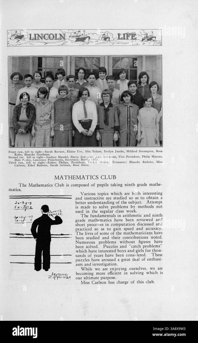 This 1927 yearbook documents the highlights of student life at Lincoln ...