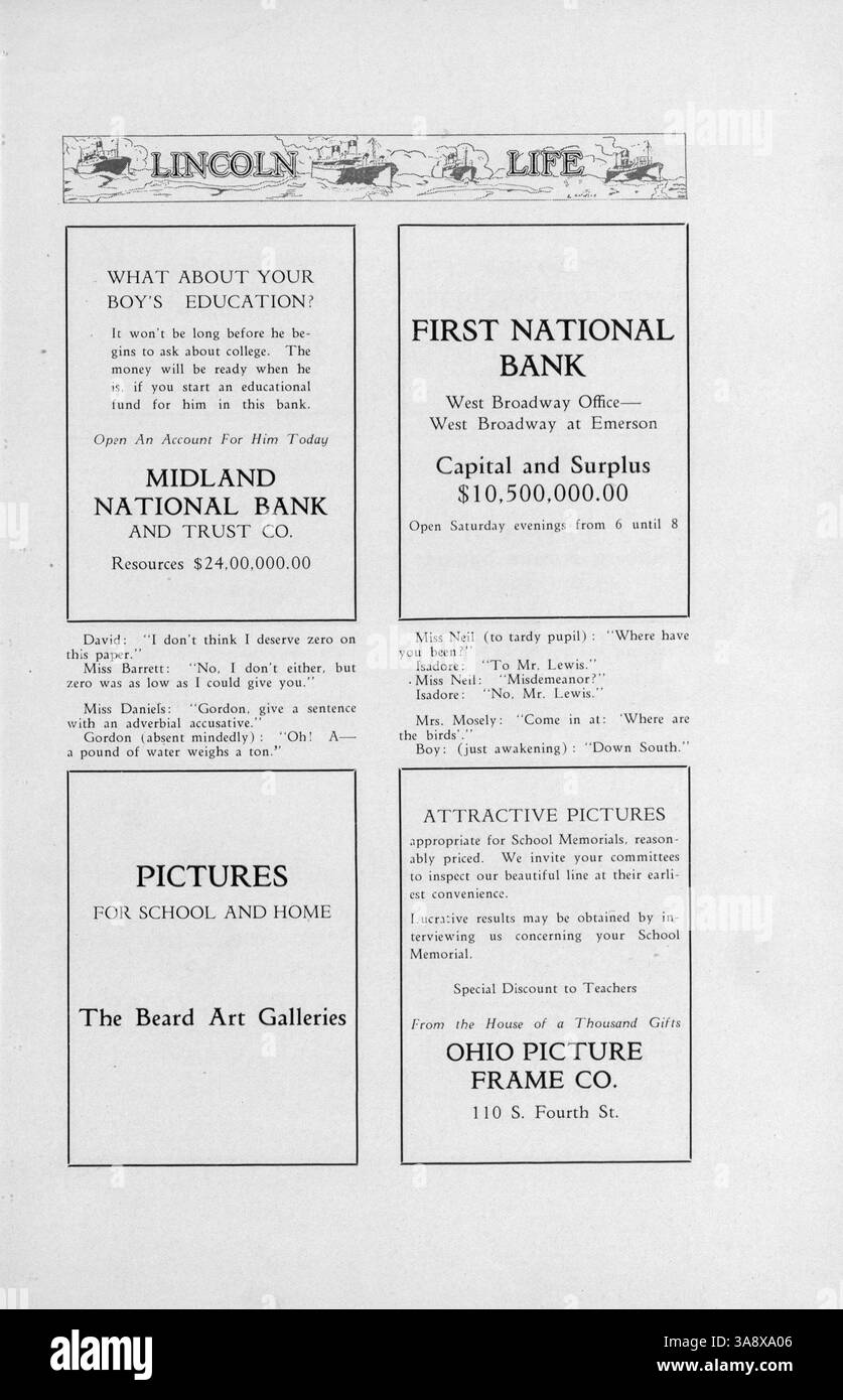 The 1927 Lincoln Jr. High Yearbook presents a detailed record of ...