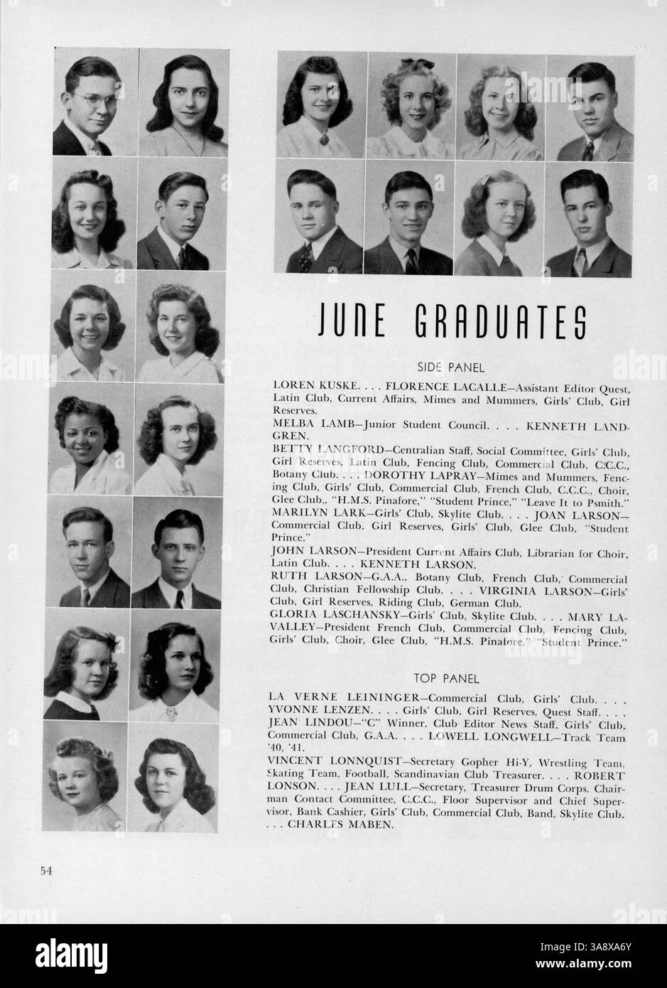 The Centralian 1941 yearbook of Central High captures the major ...