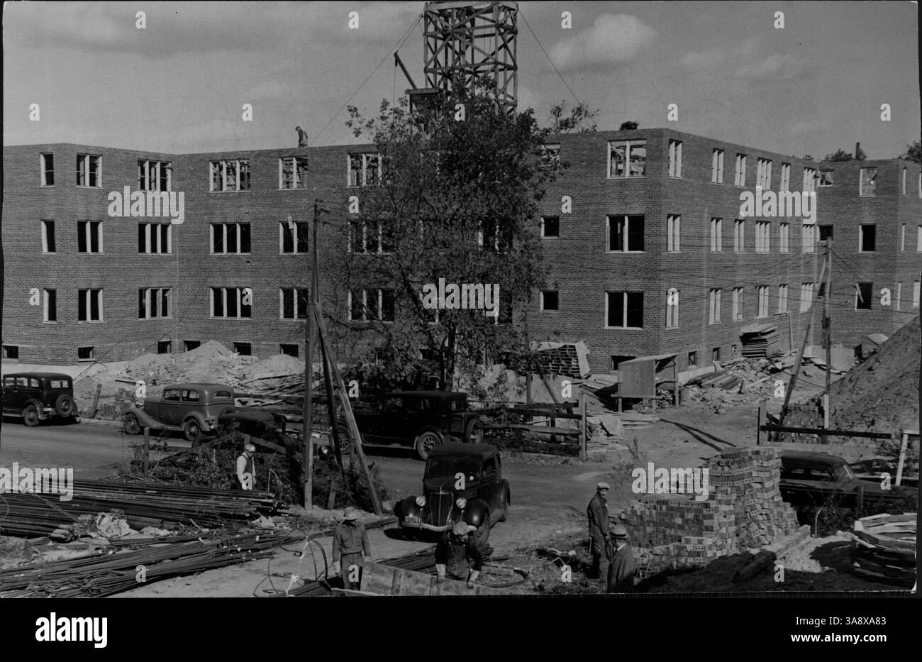 The sumner field apartments are under construction hi-res stock ...