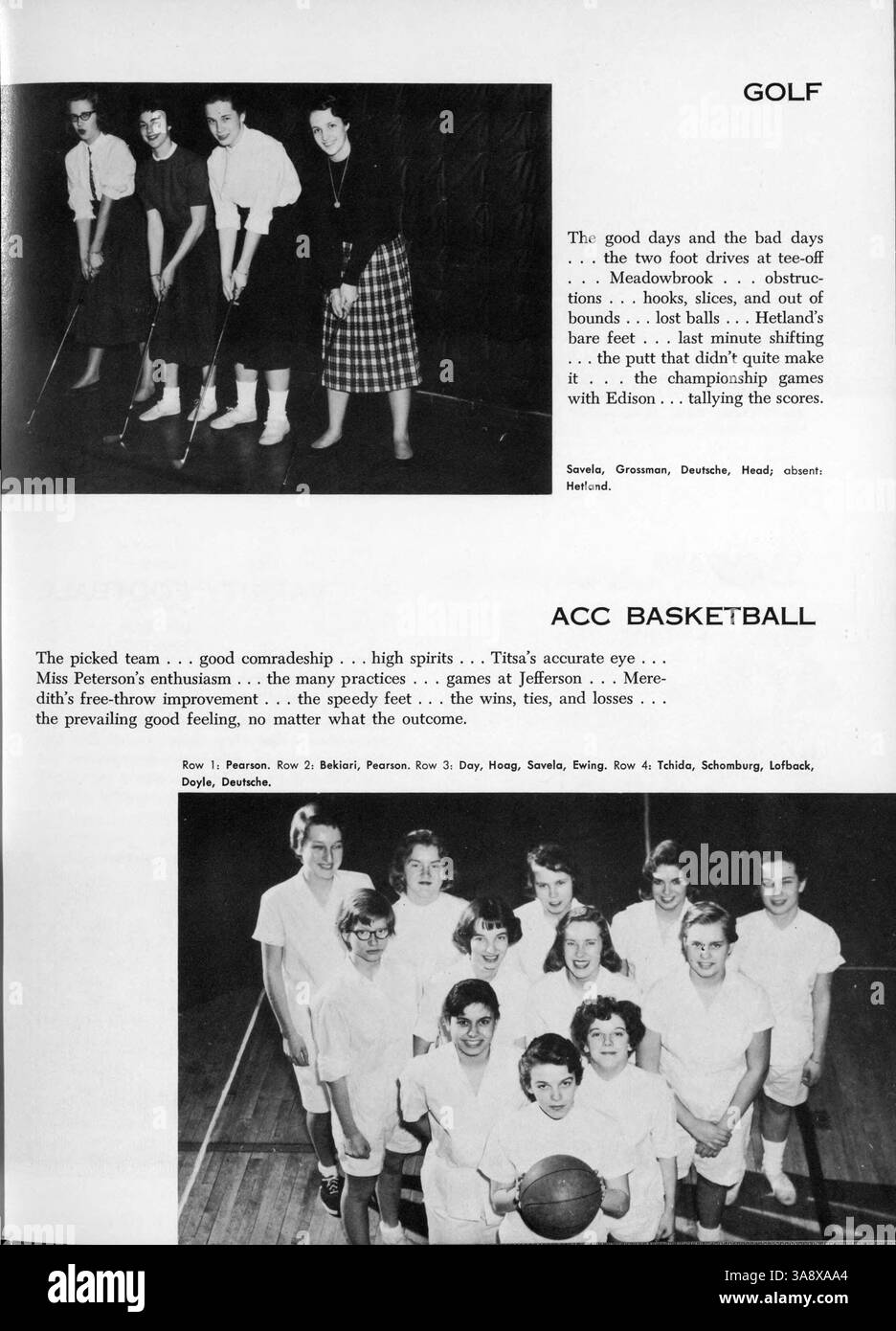 Major events during the 1957 1958 school year hi-res stock photography ...