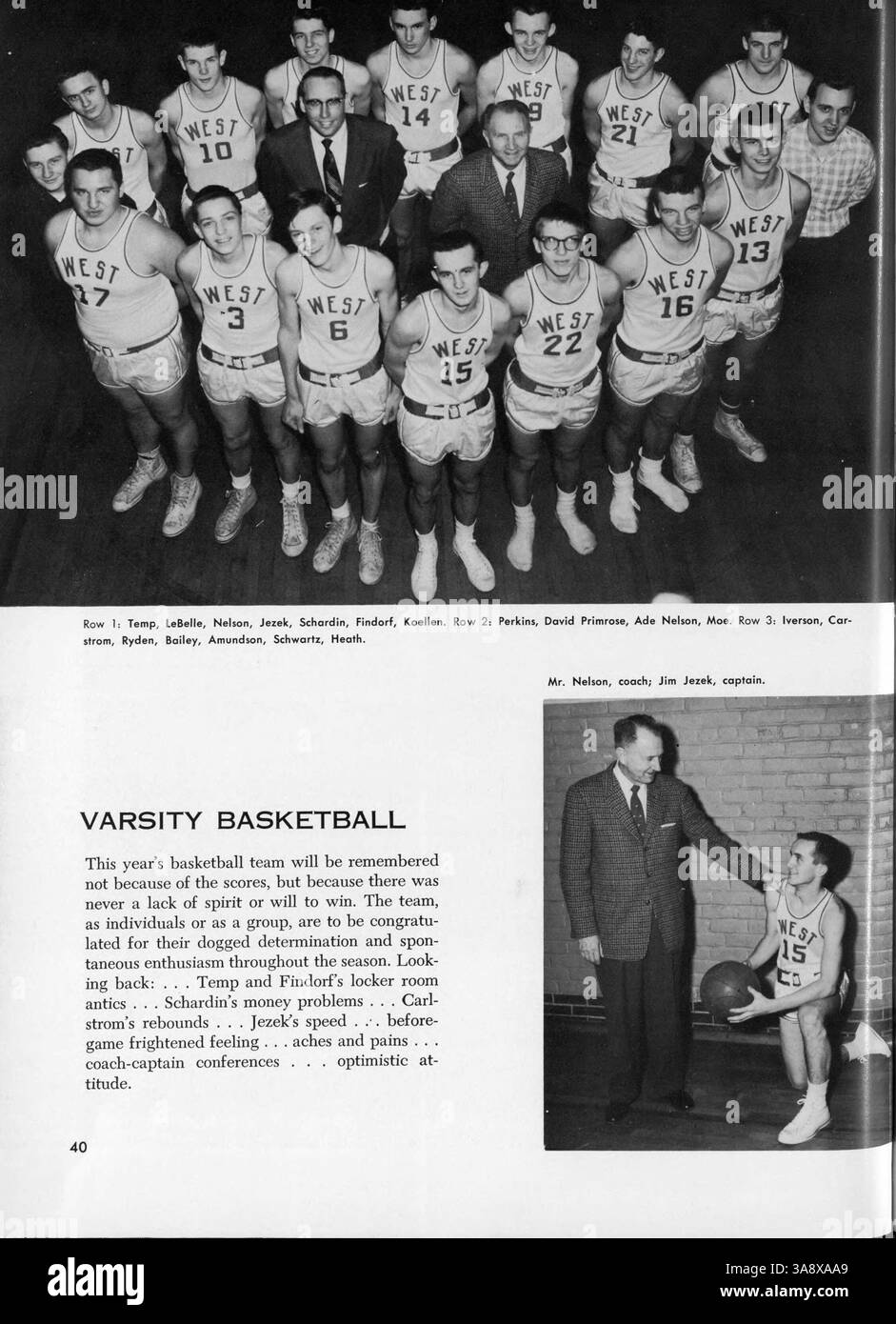 The 1958 'Hesperian' yearbook from West High School showcases school ...