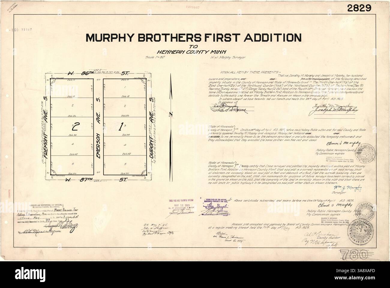 This map depicts the murphy brothers hi-res stock photography and ...