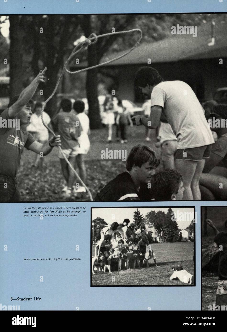 The 1986 yearbook from North Central Bible College, titled 'Zikkaron ...