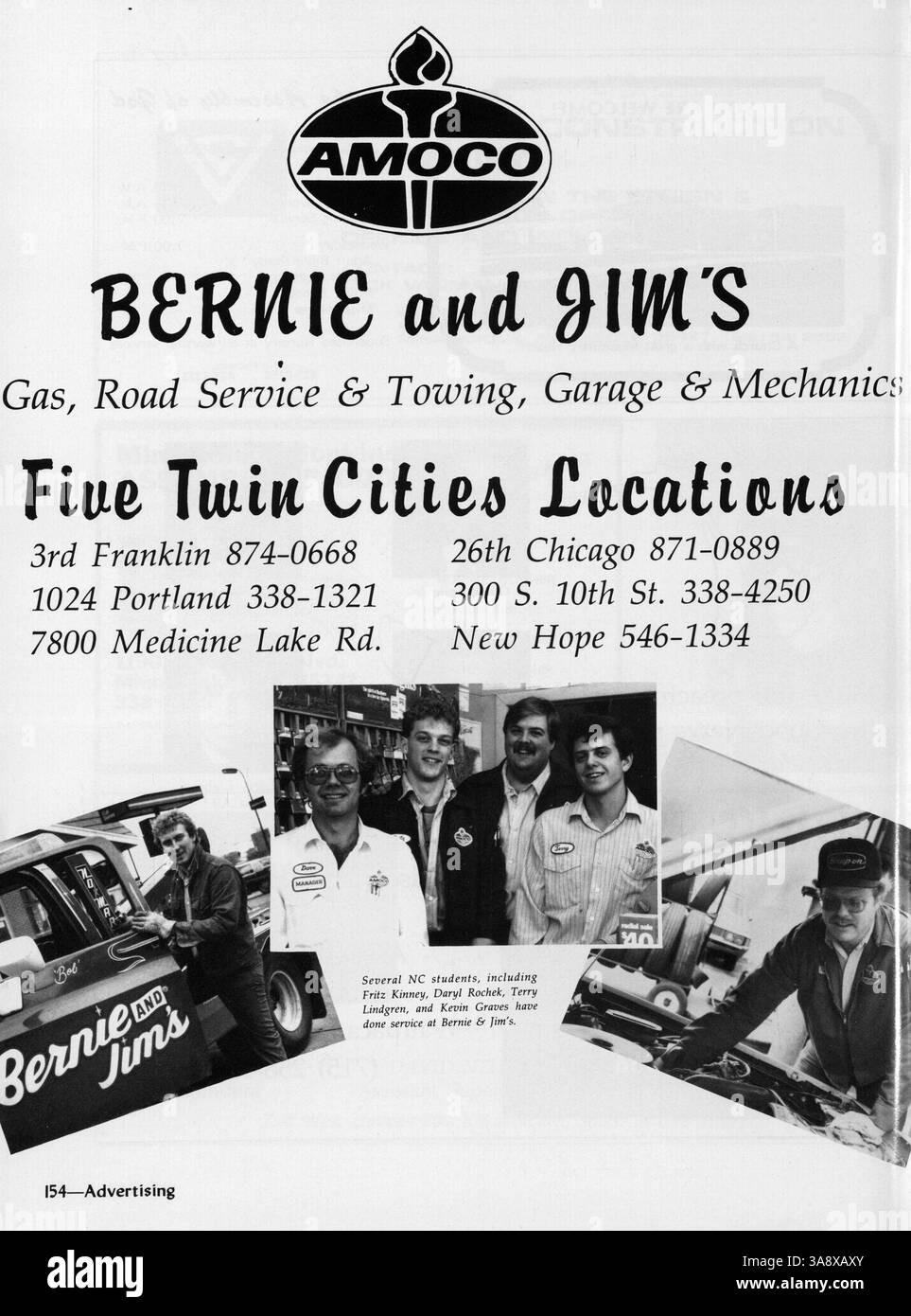 The 1986 Zikkaron yearbook from North Central Bible College records the ...