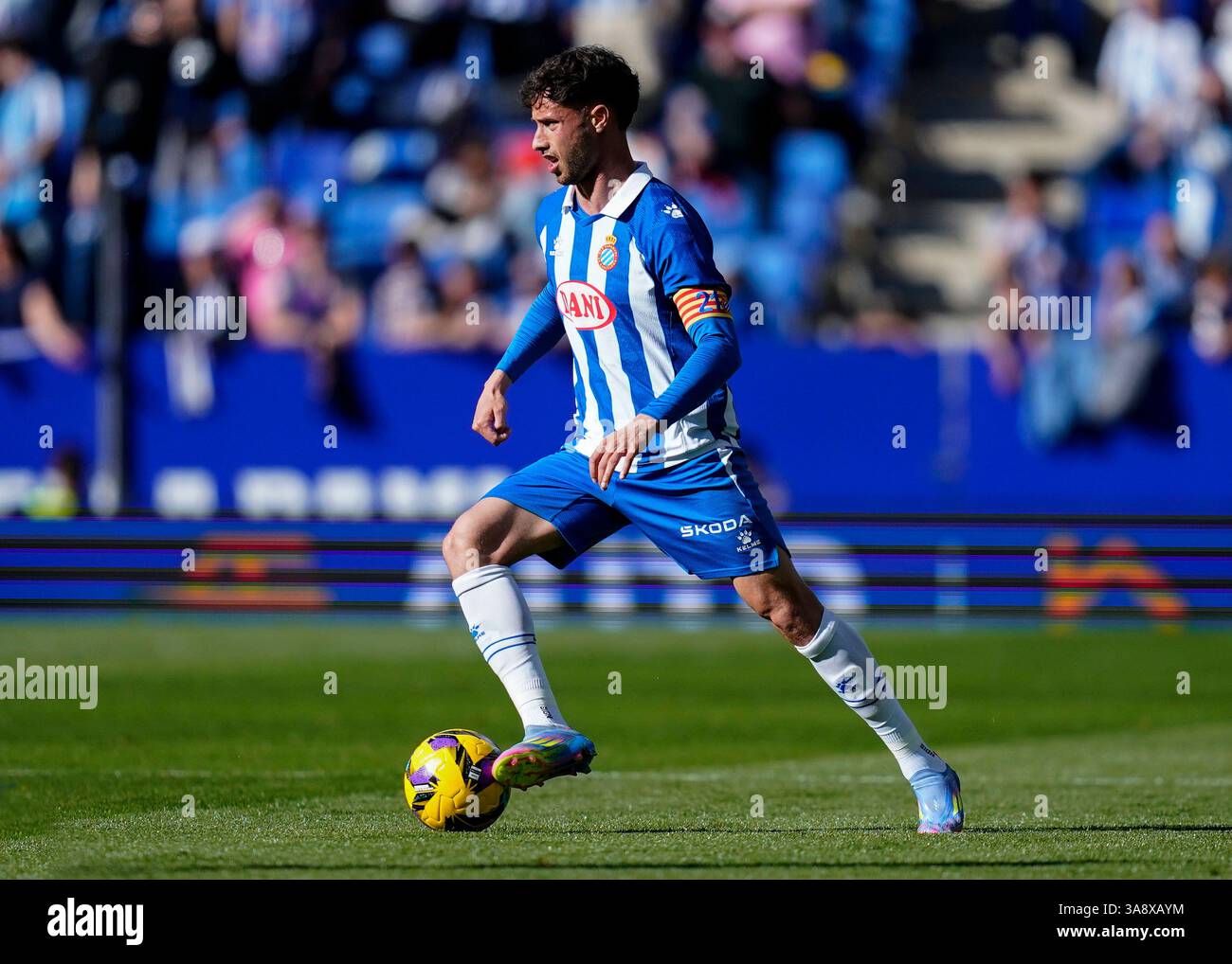 Javi Puado of RCD Espanyol during the La Liga EA Sports match between ...