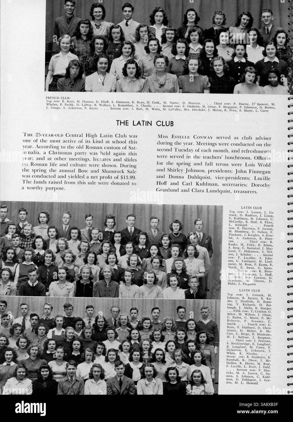The 1941 Centralian yearbook captures the students, teachers, clubs ...