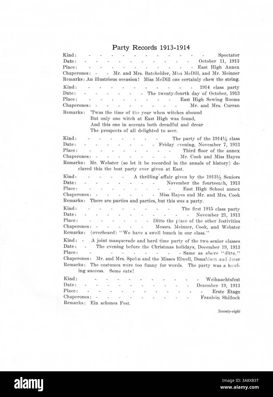 The Cardinal yearbook from 1914 highlights East High School’s 1913-1914 ...