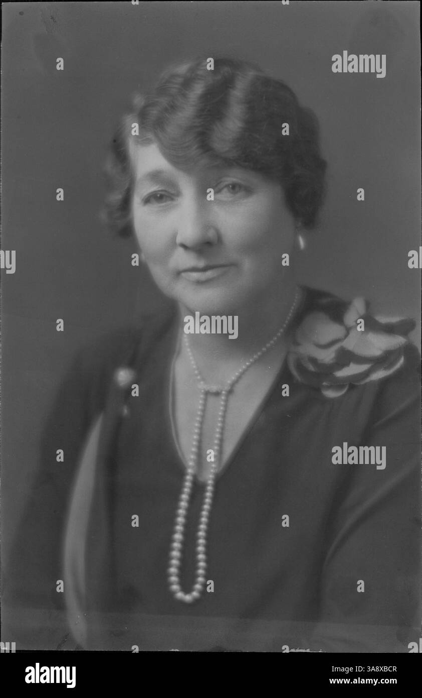 Mrs c j omalley was a prominent local figure hi-res stock photography ...
