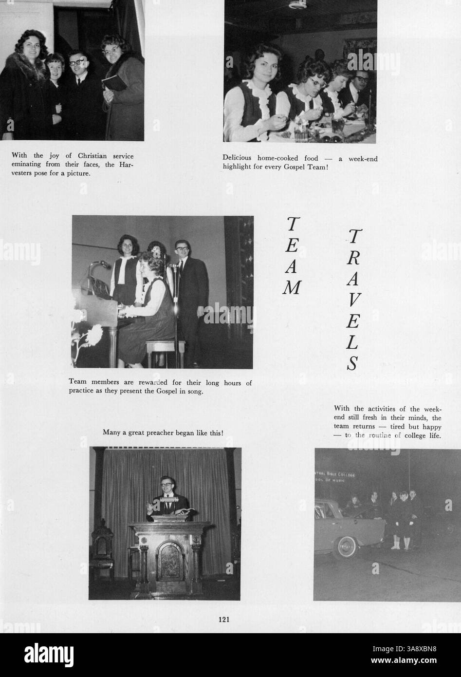 The 1963 yearbook of North Central Bible College documents students ...