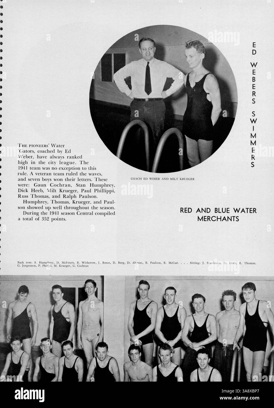 This 1941 yearbook from Central High School documents the academic ...