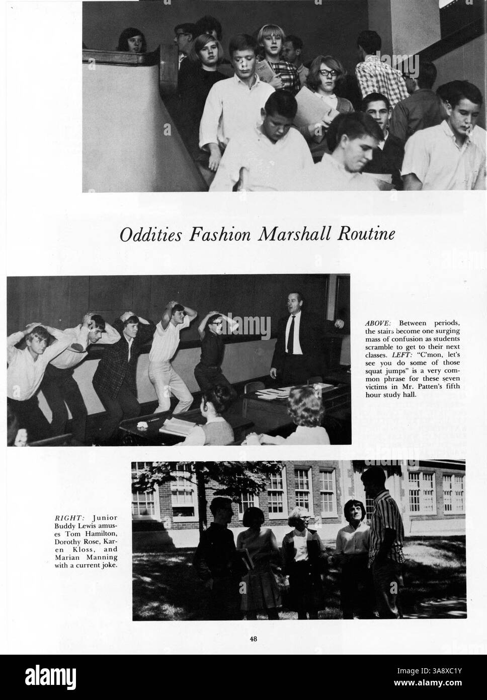 The 1965 'Cardinal' yearbook from Marshall High School documents key ...