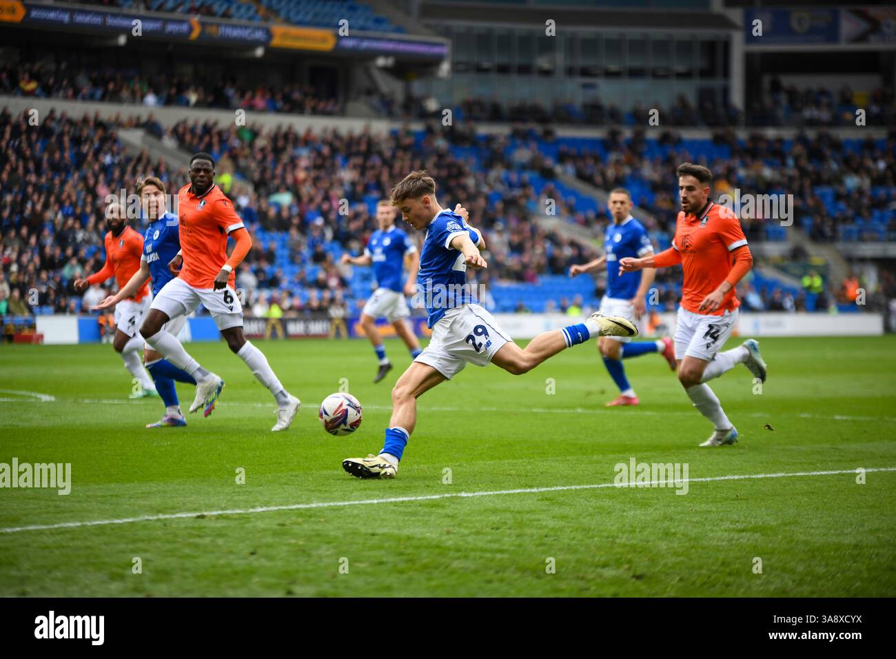 Cardiff City Stadium, Cardiff, UK. 29th Mar, 2025. EFL Championship ...