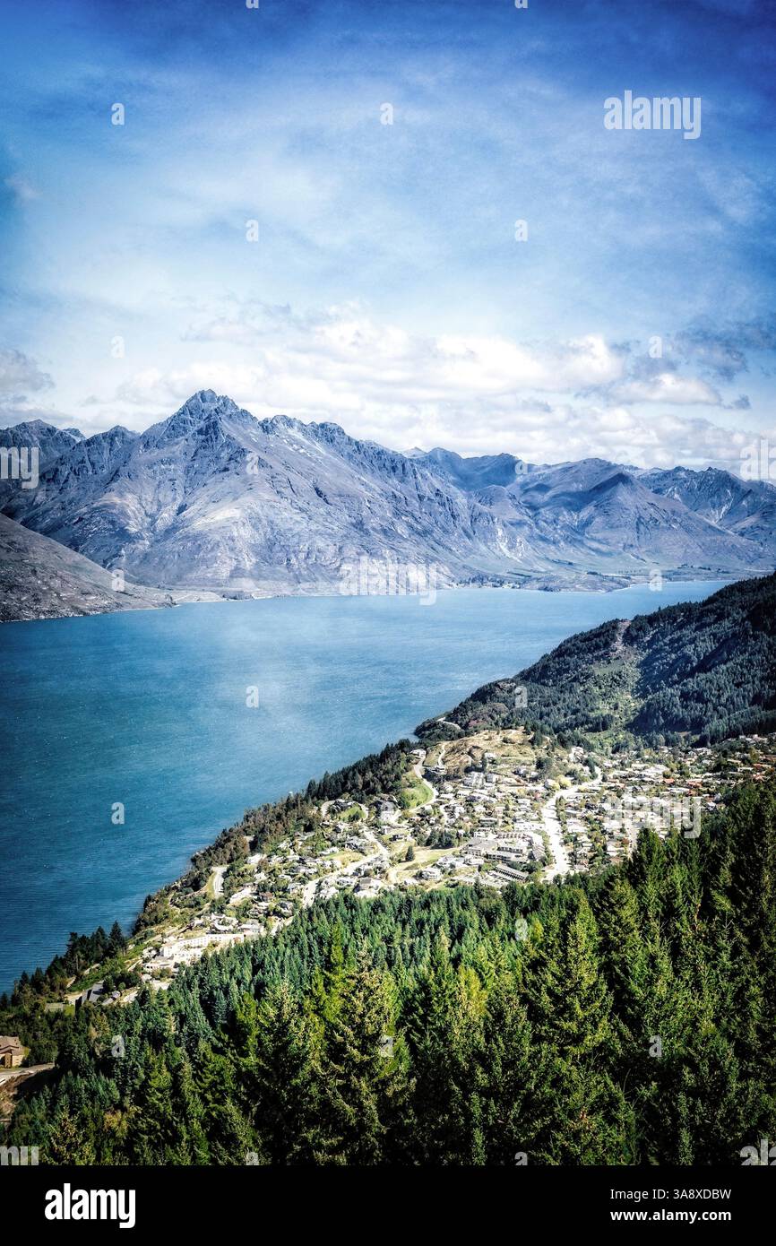 Serene alpine lake nestled amidst hi-res stock photography and images ...